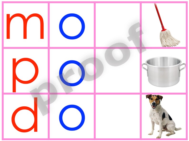 Initial, Middle, Ending Sound Identification Mats for Small MA in Print ...