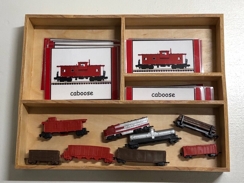 Train Safari Toob Montessori Matchingmontessori Early | Etsy