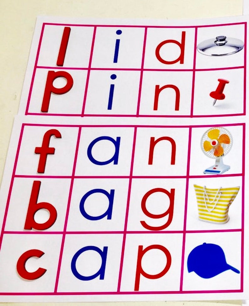 Initial, Middle, Ending Sound Identification Mats for Small MA in Print ...