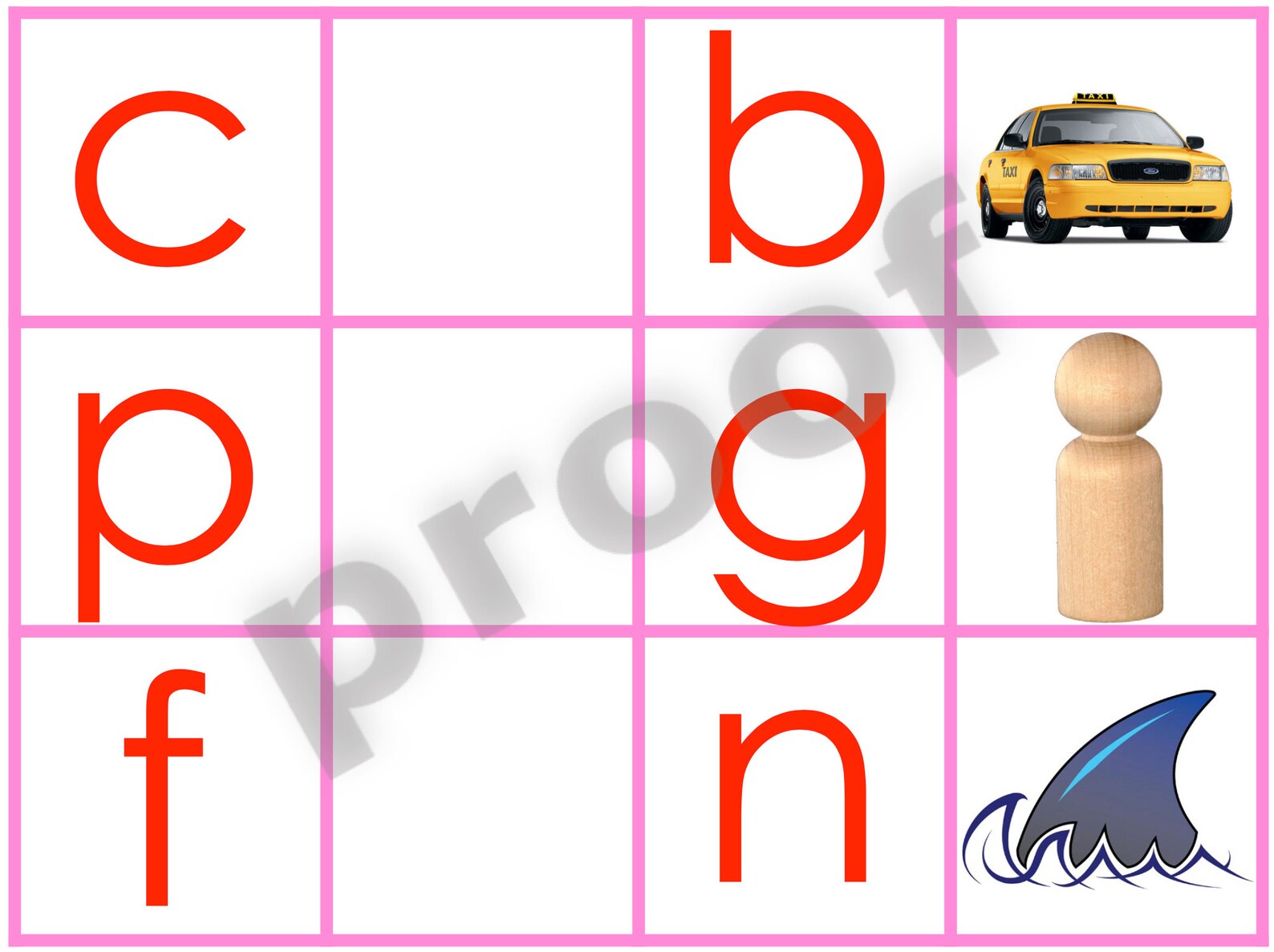 Initial, Middle, Ending Sound Identification Mats for Small MA in Print ...