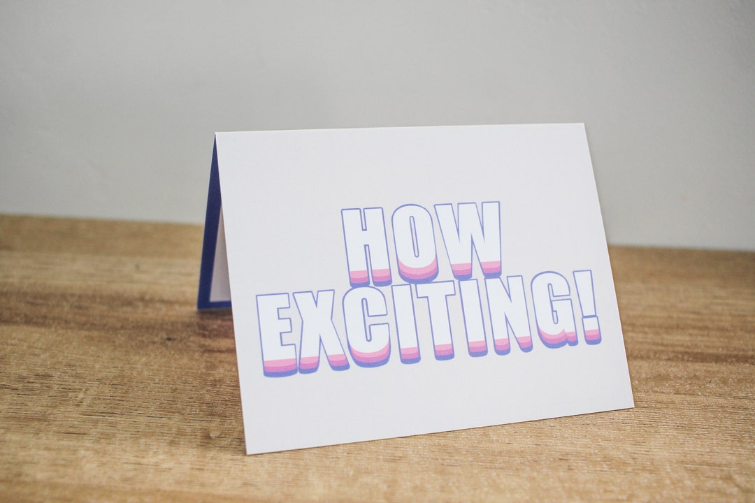 How Exciting - Etsy
