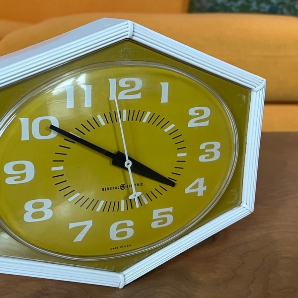 Yellow Wall Clock - Etsy