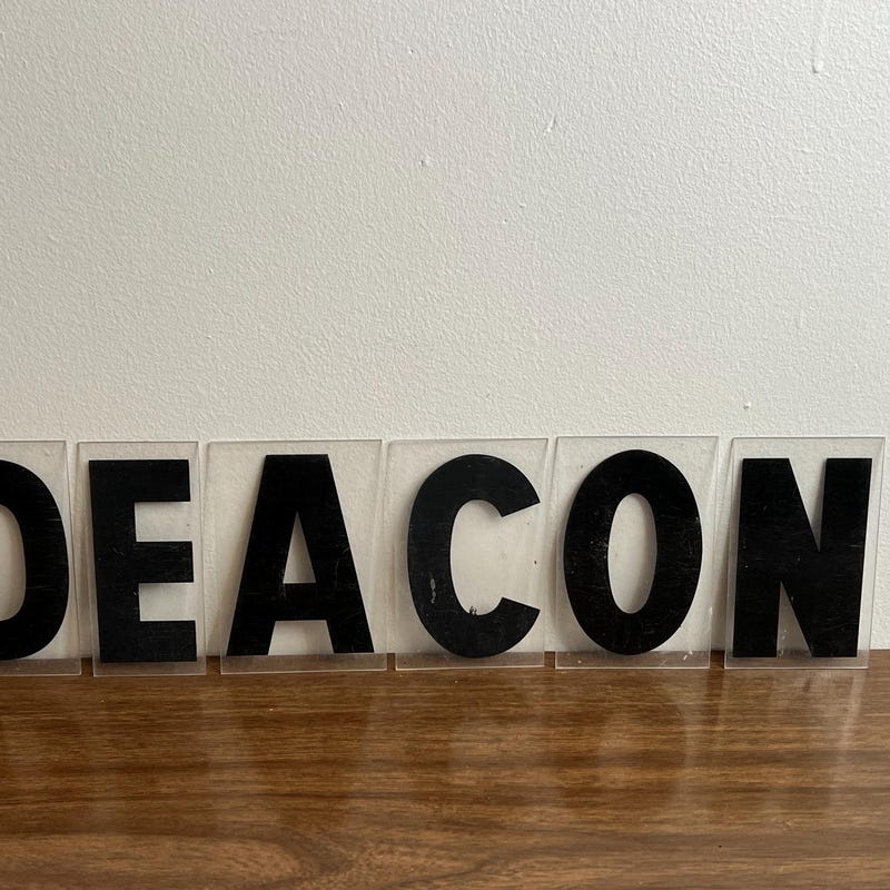 Vintage Wall Letters - Etsy