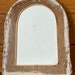 Vintage Curved Wicker Mirror Cream Natural Boho Accent Home Decor - Etsy