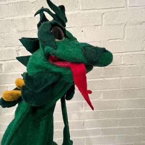 Vintage Green Felt Dragon Puppet 1970’s or Early 1980’s Old - Etsy