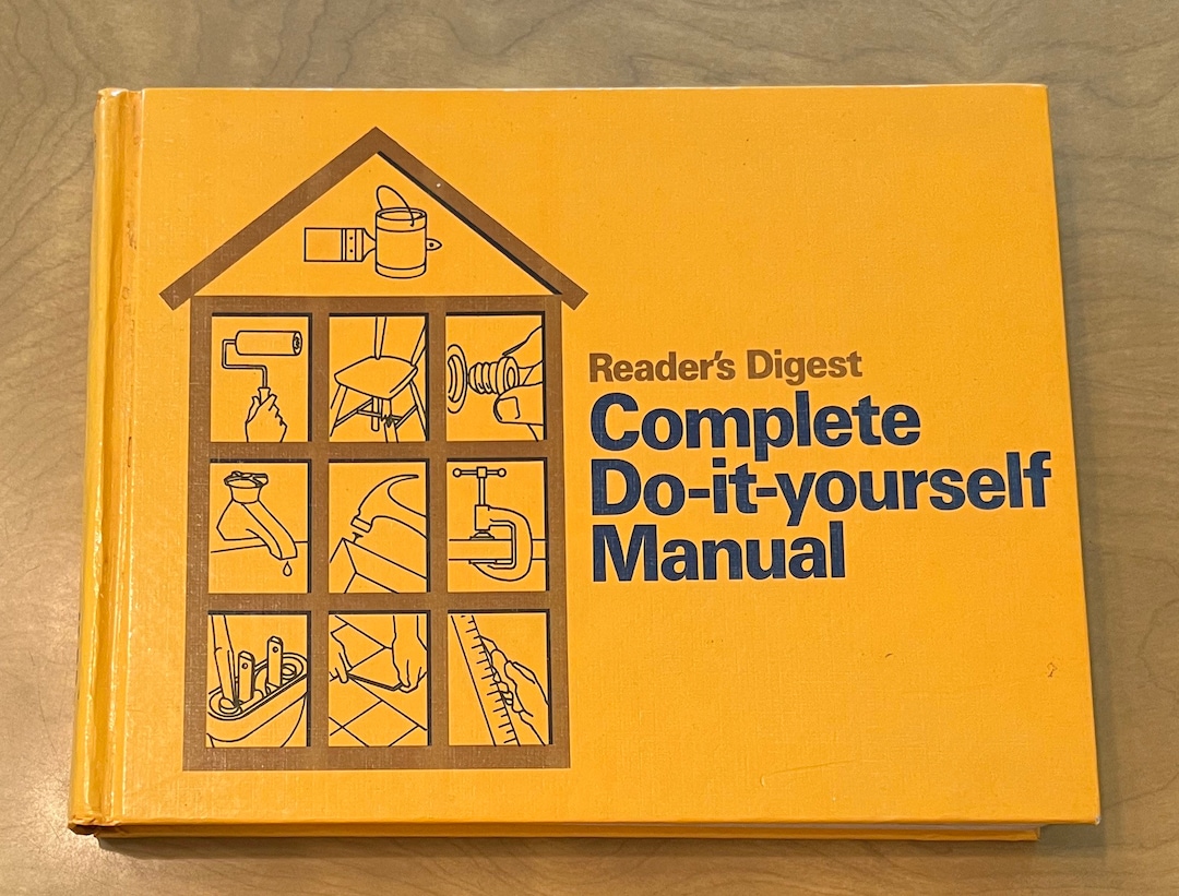 Vintage 1974 Readers Digest Complete Do It Yourself Manual DIY Hardback ...
