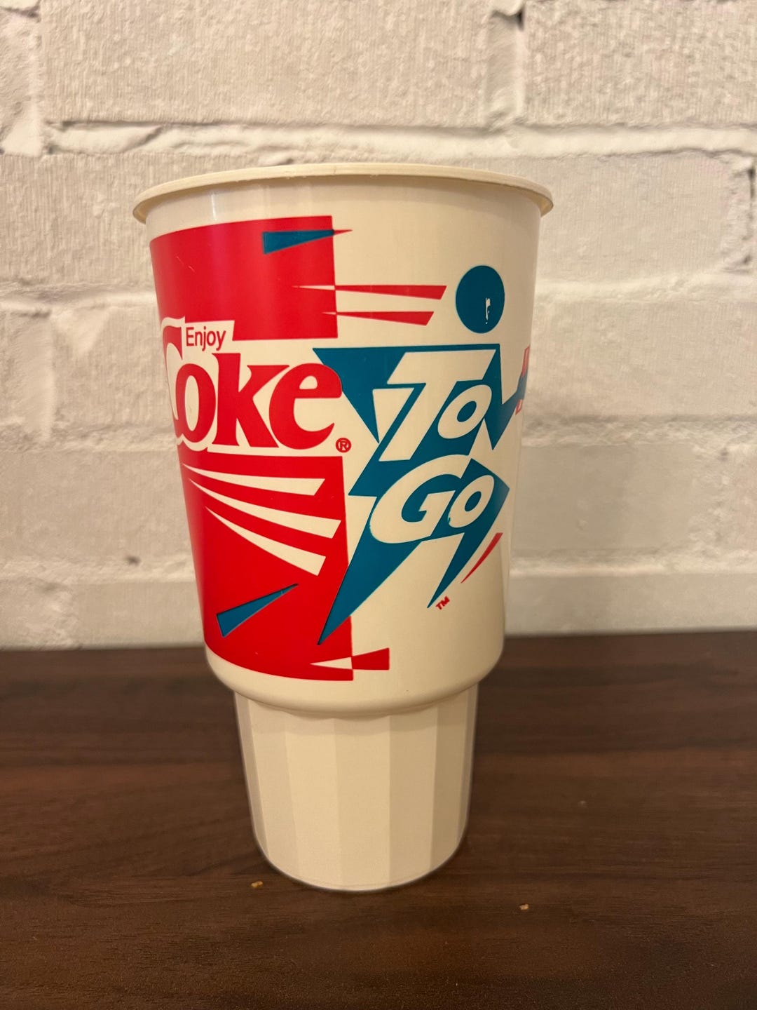 Vintage Dairy Queen Brazier Coca Cola Enjoy Coke to Go Plastic Drinking ...