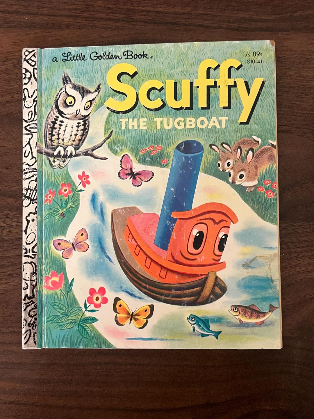 Vintage Little Golden Book Scuffy the Tugboat by Gertrude Crampton 1982 ...