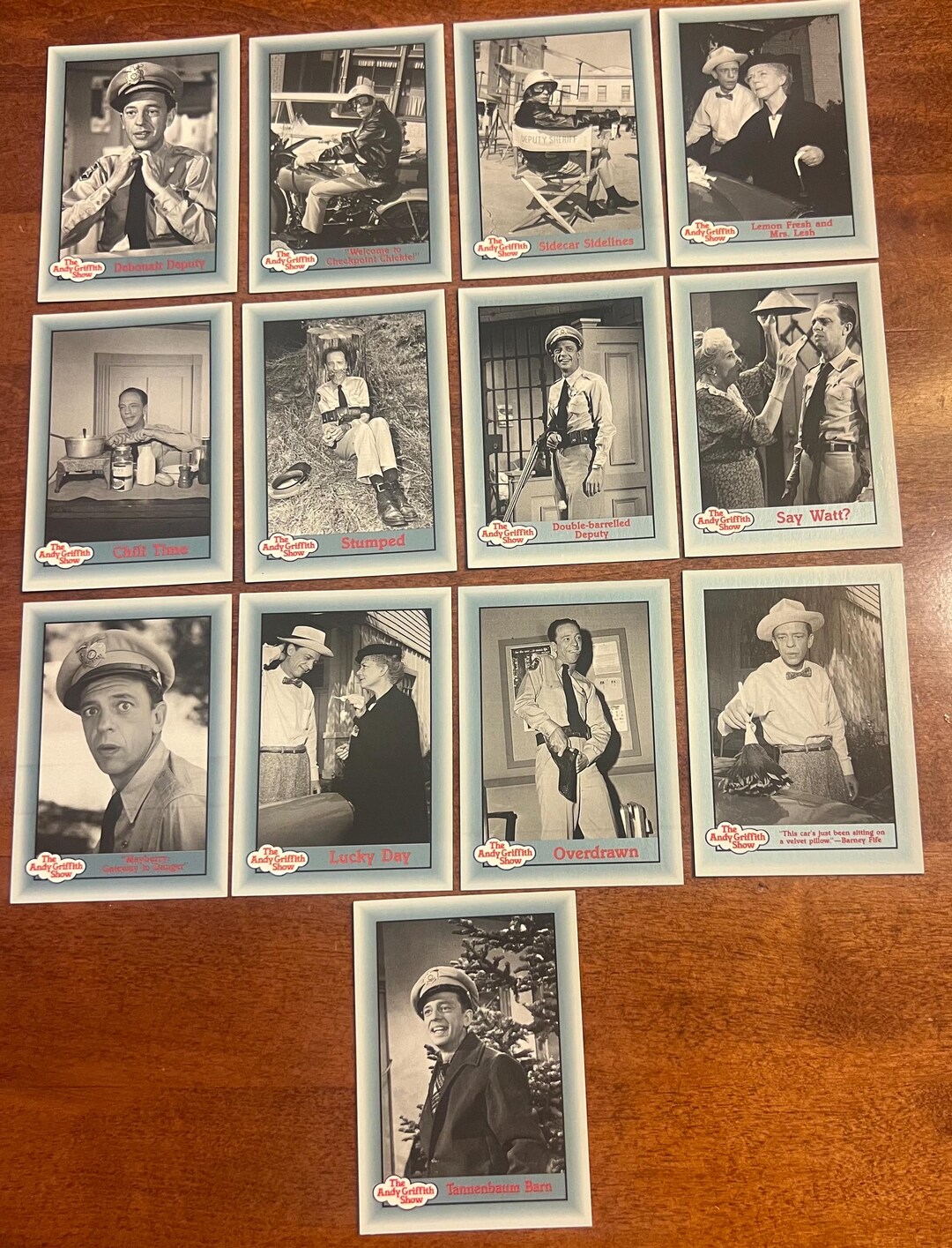 1990 Pacific Andy Griffith Show Trading Cards Barney Fife Don Knotts ...