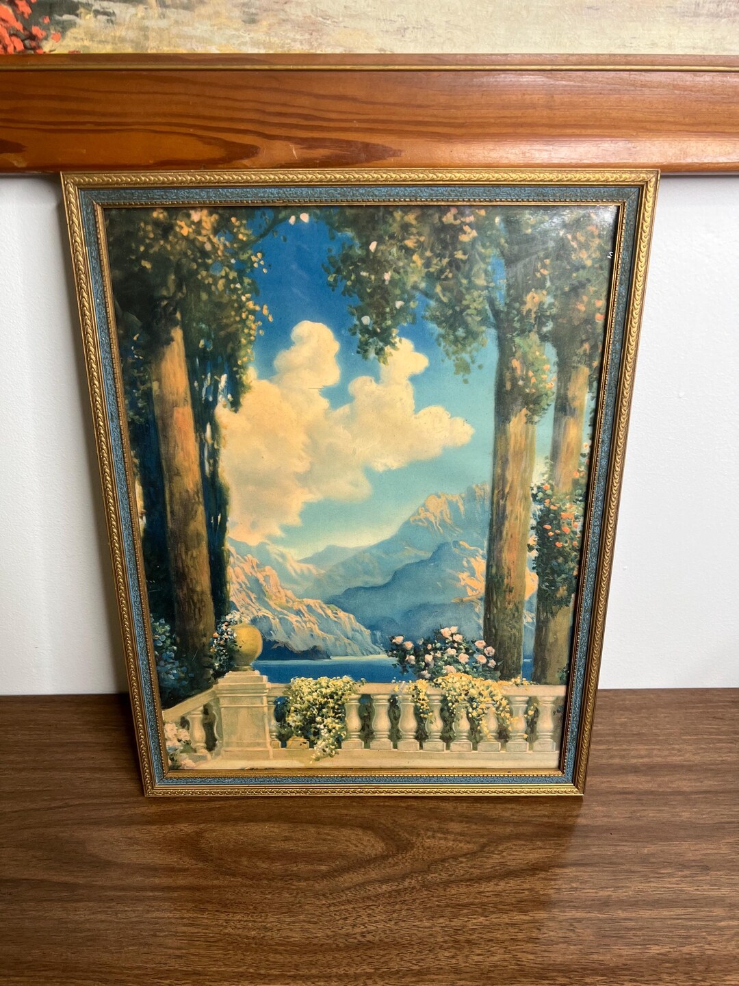 Antique Lithograph Framed Atkinson Water Old - Etsy