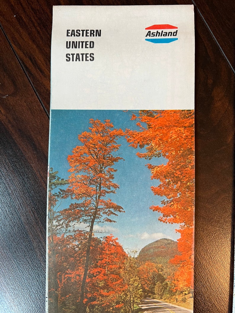 4 Vintage 1970s Maps of the United States Eastern - Etsy
