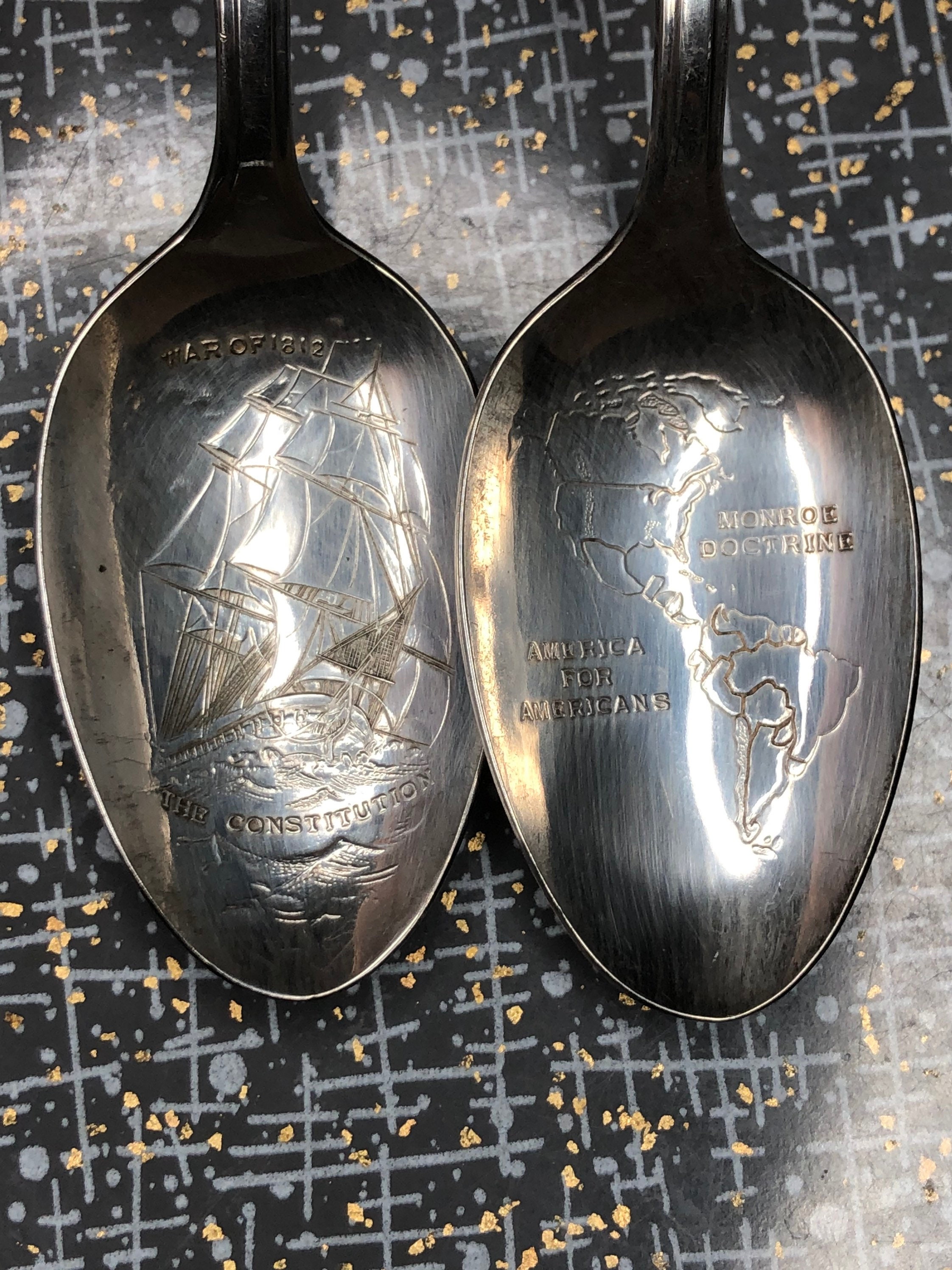 Vintage WM Rogers Presidential Silverplate Spoons IS George | Etsy