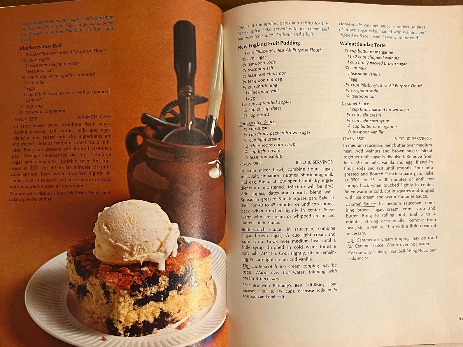 Vintage 1968 Pillsburys Bake off Dessert Cook Book Hardback - Etsy
