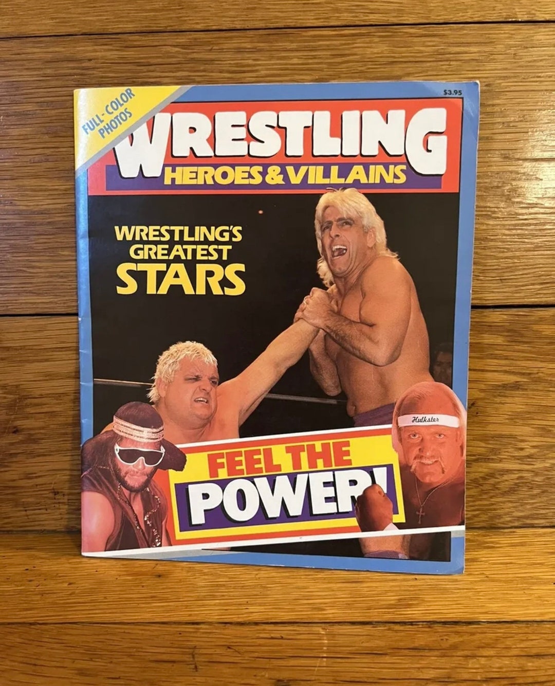 Vintage 1989 Wrestling Heroes & Villains WWF NWA Book Hulk Hogan Ric ...