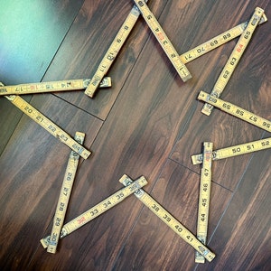 Vintage Lufkin Wooden 72 Ruler Foldable Folding Measuring Tool - Etsy