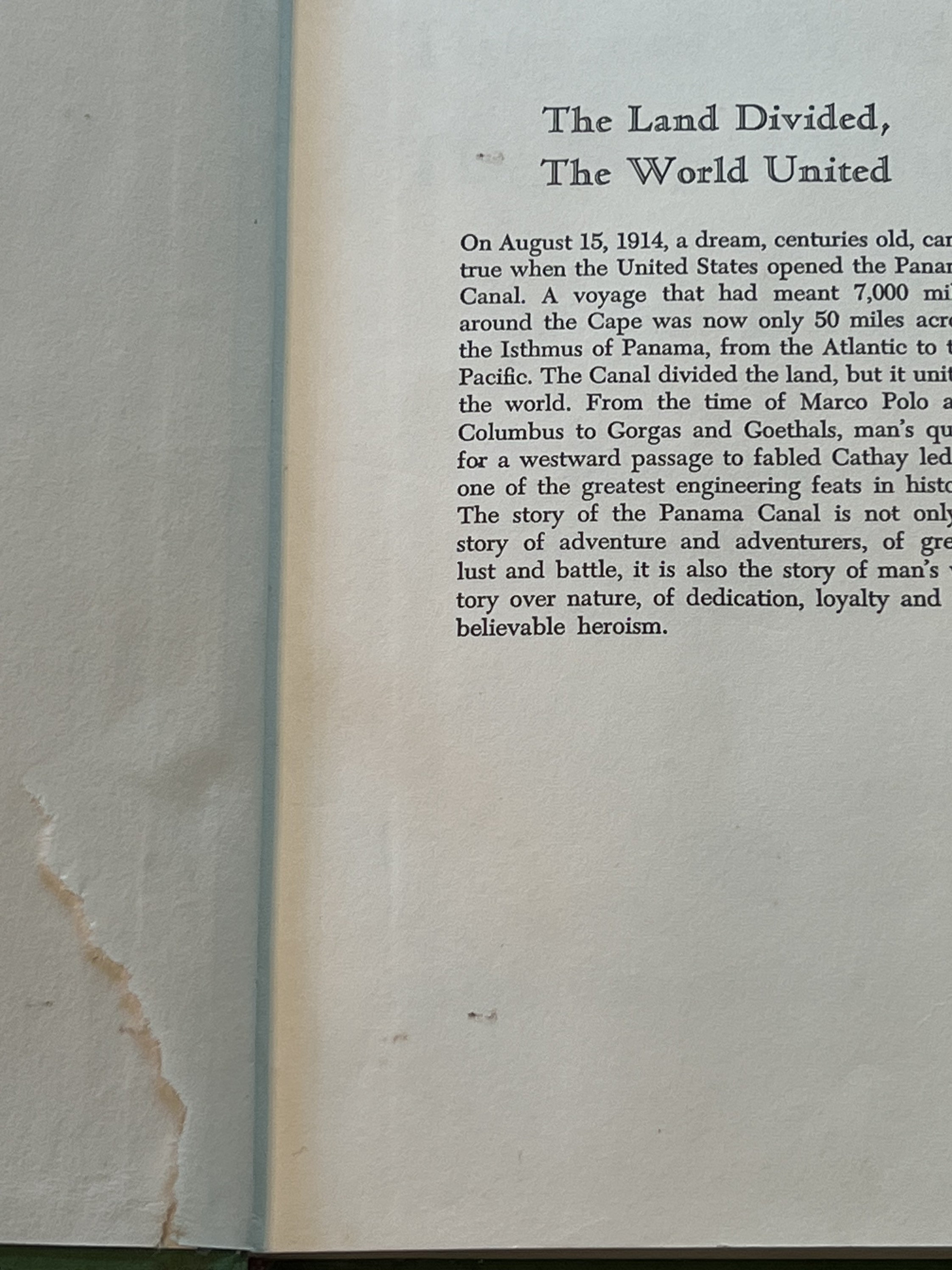 Vintage 1963 the Land Divided the World United the Story of - Etsy
