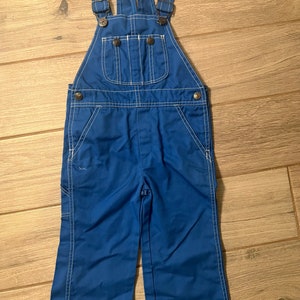 Vintage 1980’s Sears Royal Blue Overalls 38-41” Outfit Fashion Like New ...