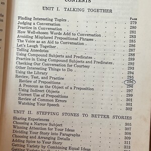 Vintage 1936 English Activities Book Grade 8 Old School Textbook ...