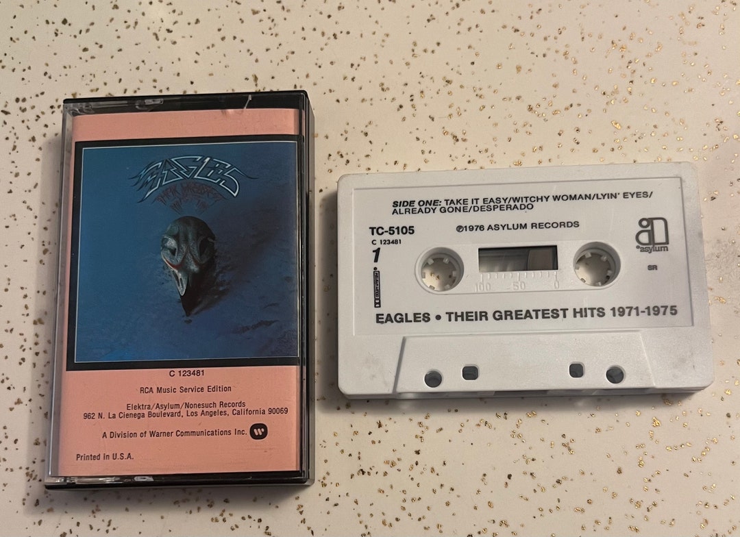 Vintage 1976 Eagles Their Greatest Hits 1971-1975 Cassette Tape - Etsy