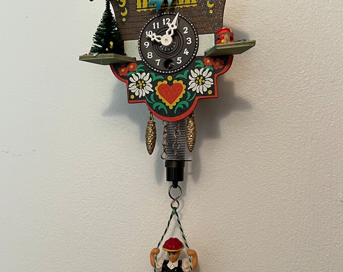 Vintage Made in Germany Wall Clock No Key Old Kitsch - Etsy