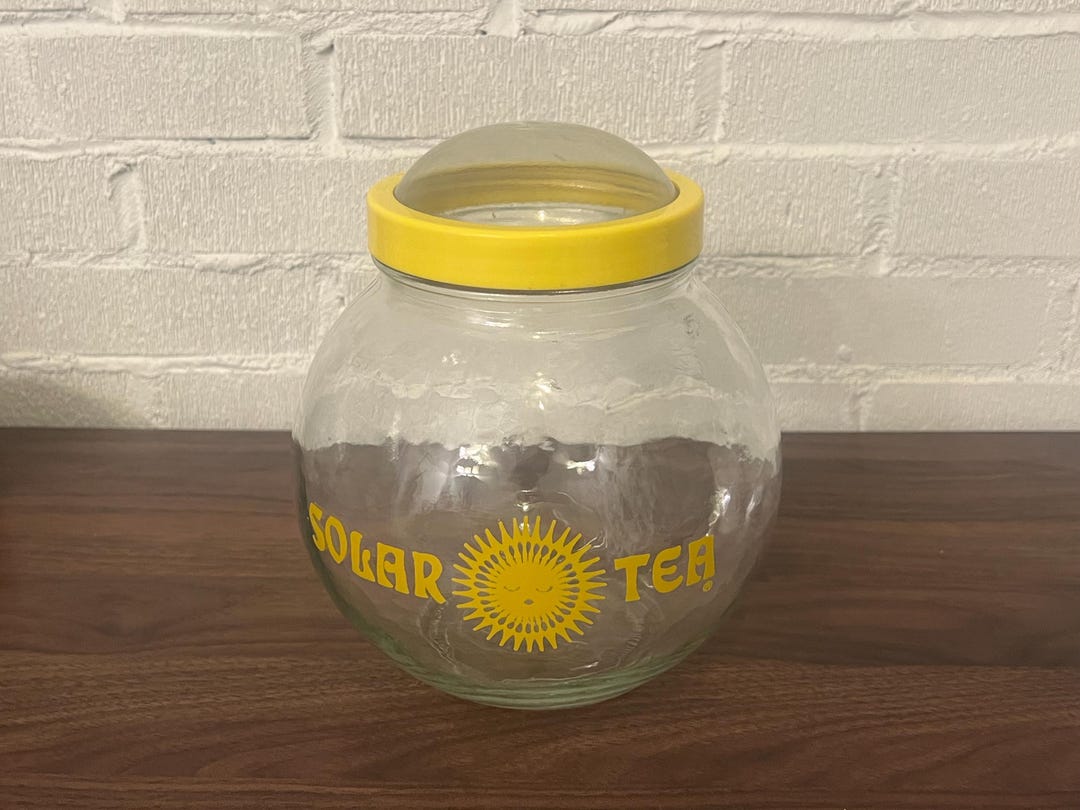 VINTAGE the Solar Tea Maker Bubble Top Glass Jar Sun Tea - Etsy