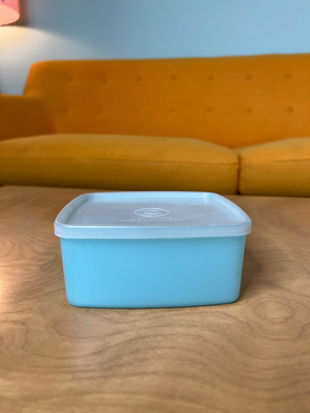 Vintage Tupperware 311 Storage Container With Lid Turquoise Pale Blue ...