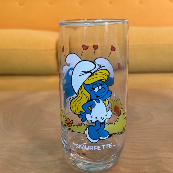 Smurf Drinking Glass - Etsy