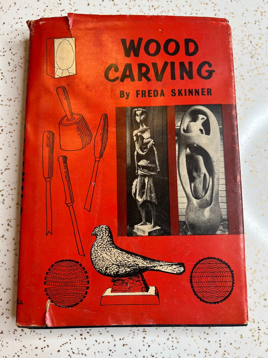 Vintage 1961 wood carving book by Freda skinner HB dj craft art - Etsy.de