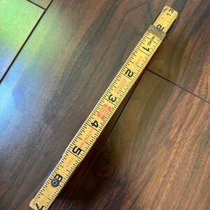 Vintage Lufkin Wooden 72 Ruler Foldable Folding Measuring Tool - Etsy