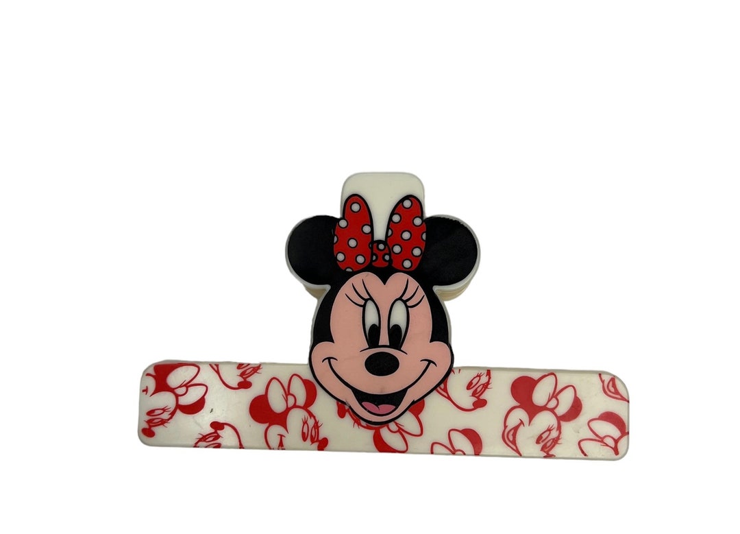 Vintage Minnie Mouse Walt Disney Chip Clip Kitchen Storage Collectible ...