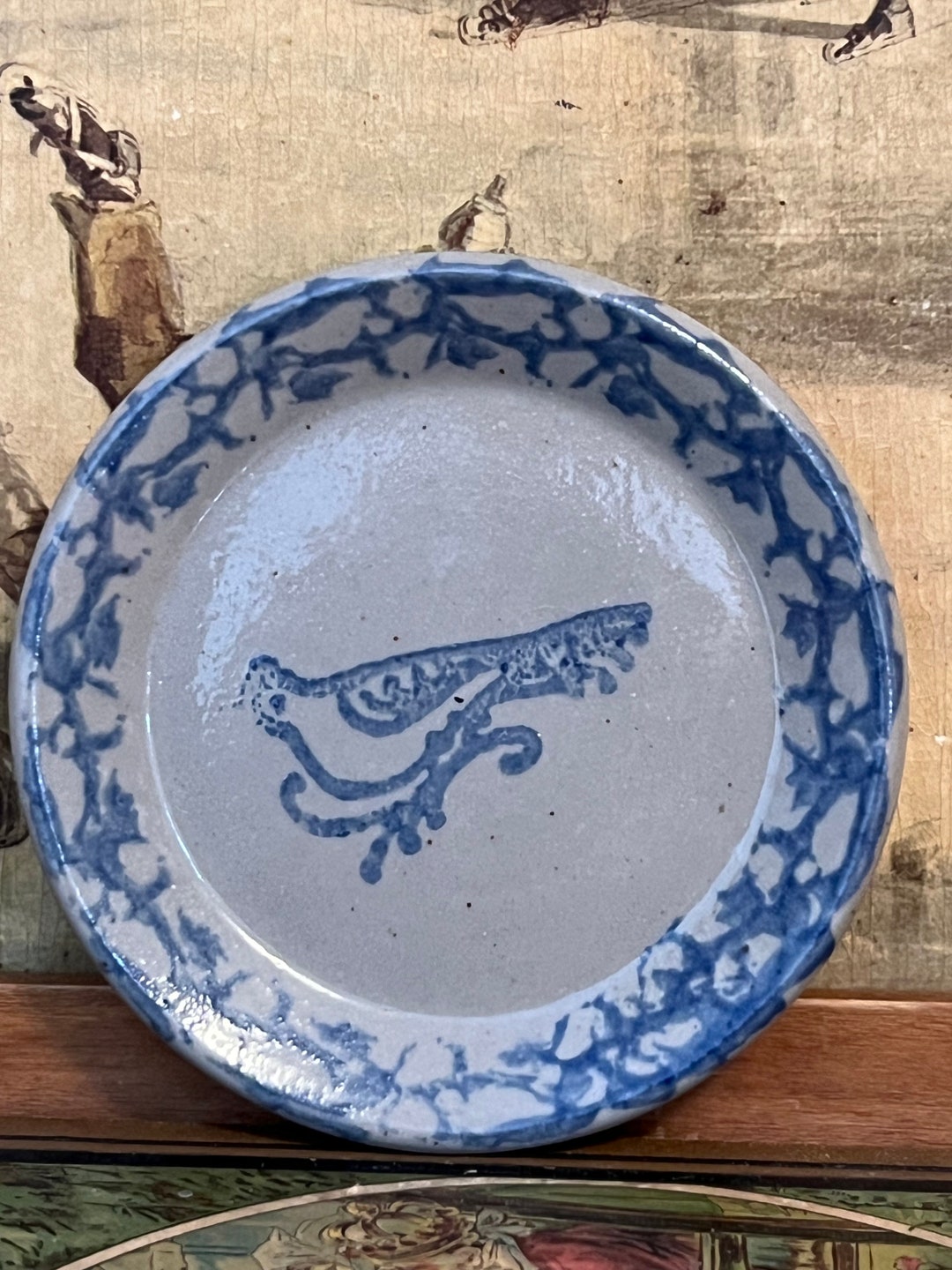 Vintage Beaumont Brothers Pottery Bluebird Miniature Plate Bbp Ohio - Etsy