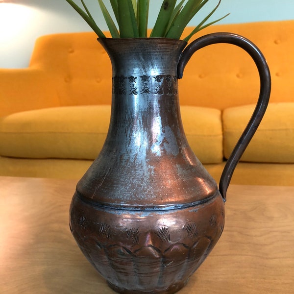 Metal Water Pitcher - Etsy