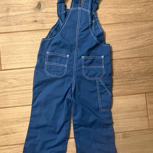 Vintage 1980’s Sears Royal Blue Overalls 38-41” Outfit Fashion Like New ...