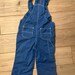 Vintage 1980’s Sears Royal Blue Overalls 38-41” Outfit Fashion Like New ...