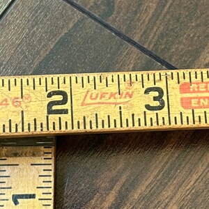 Vintage Lufkin Wooden 72 Ruler Foldable Folding Measuring Tool - Etsy