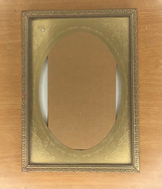 Vintage Metal Gold 1960s Picture Frame Home Decor 5x7 - Etsy