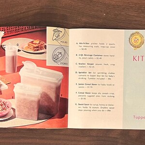 Vintage 1969 Tupperware Home Parties Catalog - Etsy