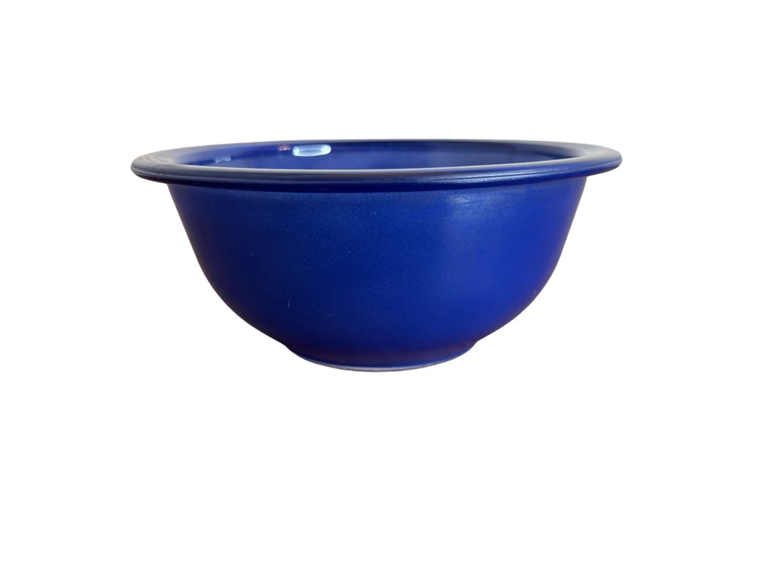 Vintage Blue Pyrex Mixing Bowl 322 1L With Clear Bottom - Etsy