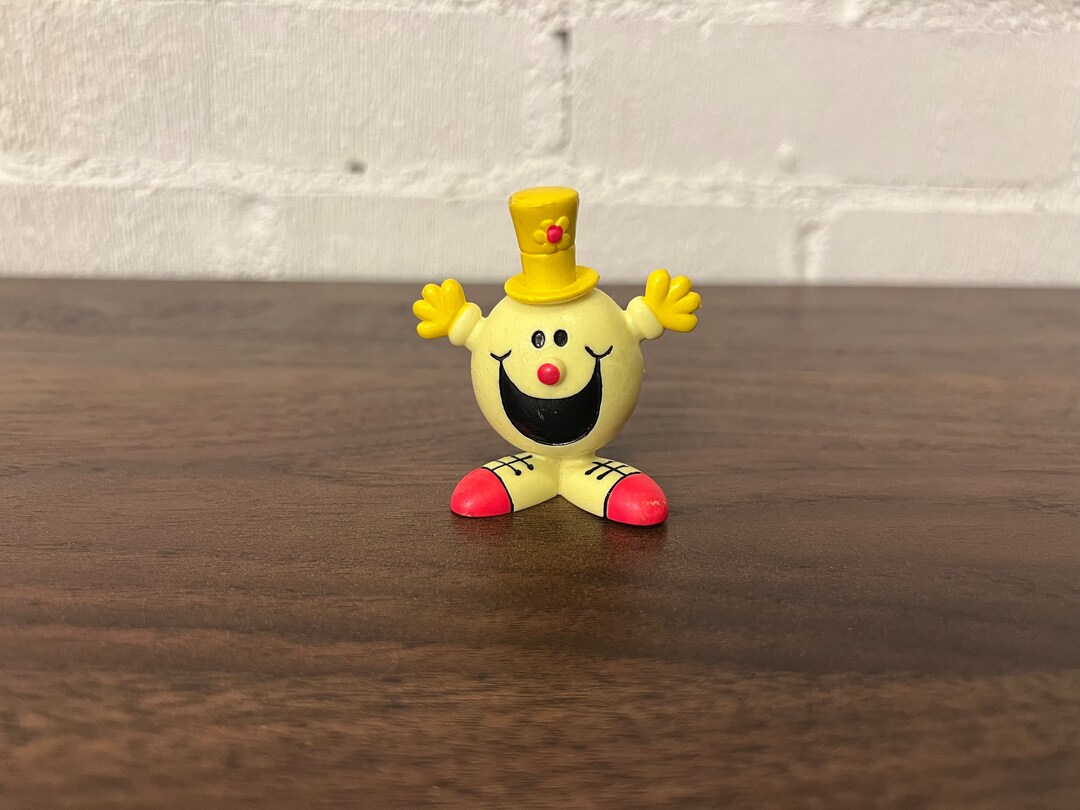Vintage 1976 Arbys Mr Men Mini Figures PVC 1.5" Mr Funny Figure - Etsy