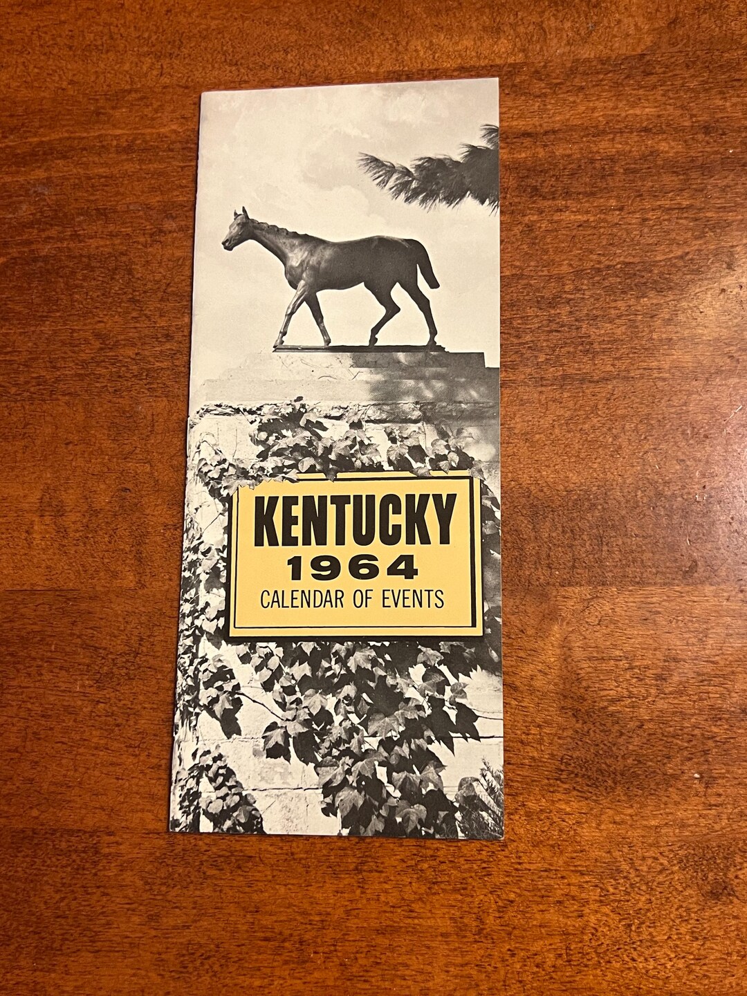 Vintage 1964 Kentucky Calendar of Events Brochure Booklet Thoroughbred ...