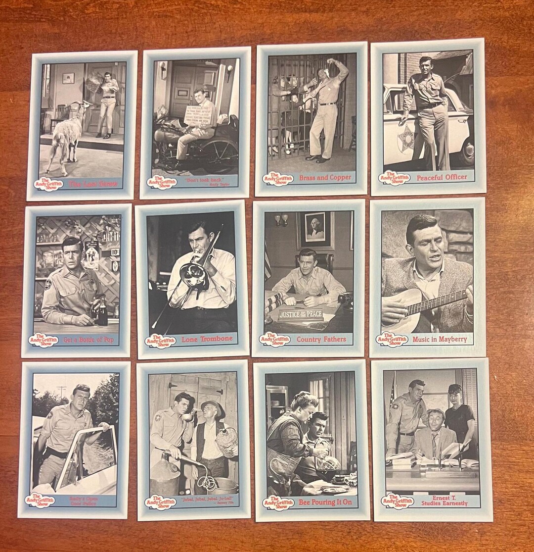 1990 Pacific Andy Griffith Show Trading Cards Andy Griffith Lot of 12 ...