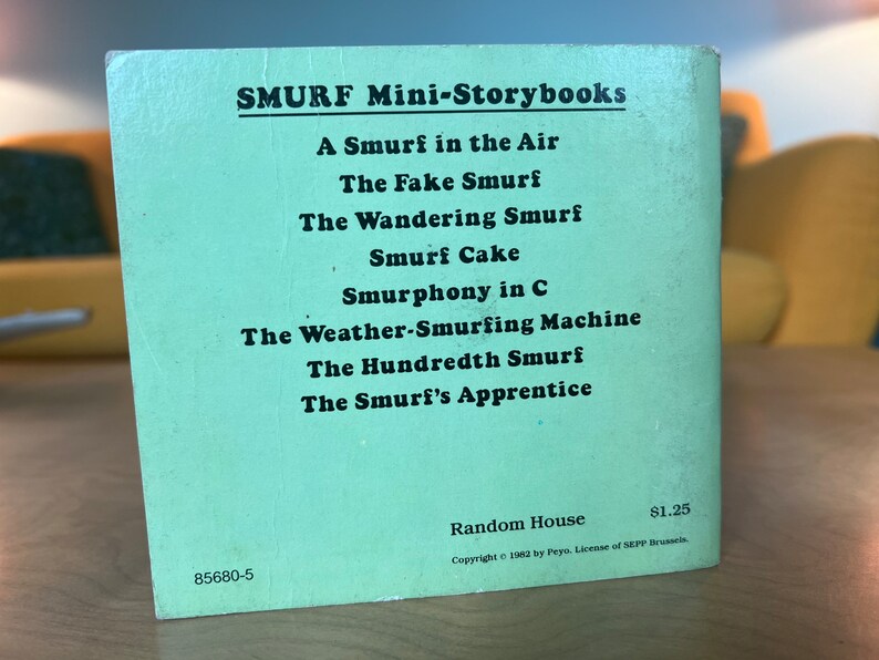 Vintage 1982 the Hundredth Smurf Book Childrens 1980s - Etsy