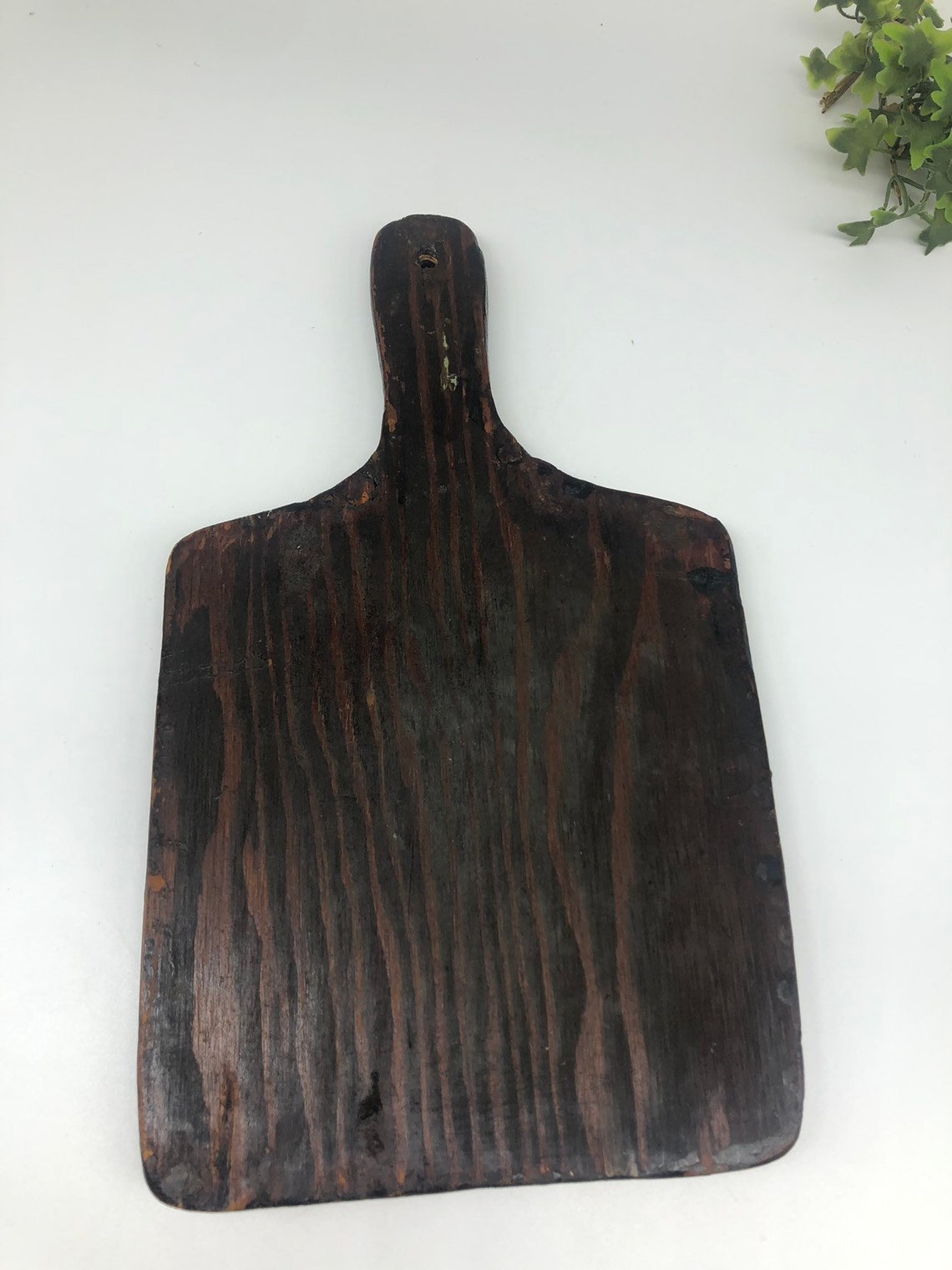 Vintage Wooden Dark Wood Cutting Board Farmhouse Rustic Fruit | Etsy