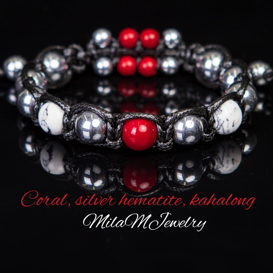 Red Coral Bracelet for Men Unisex : Exclusive Protection and Balance ...