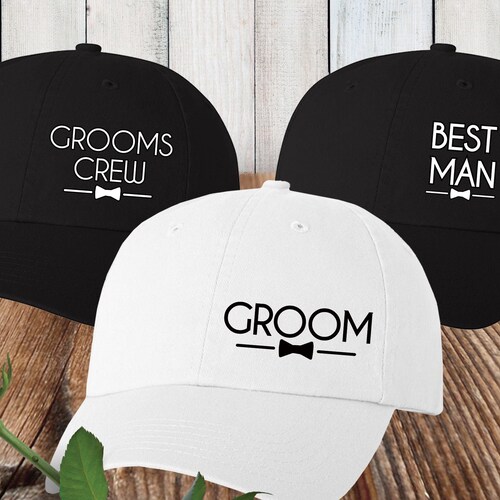 Custom Groomsmen Hats - Etsy