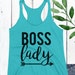 Boss Lady Tank New Job Gift Girl Boss Tank Top Gifts for | Etsy