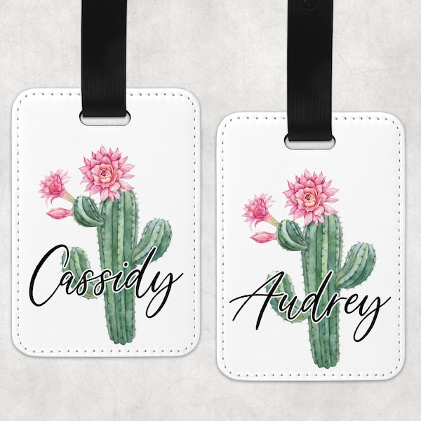 Cactus Luggage Tag - Etsy
