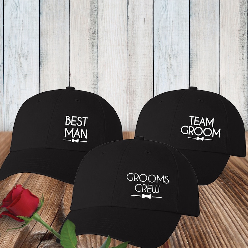 Custom Groom Squad Hats - Etsy