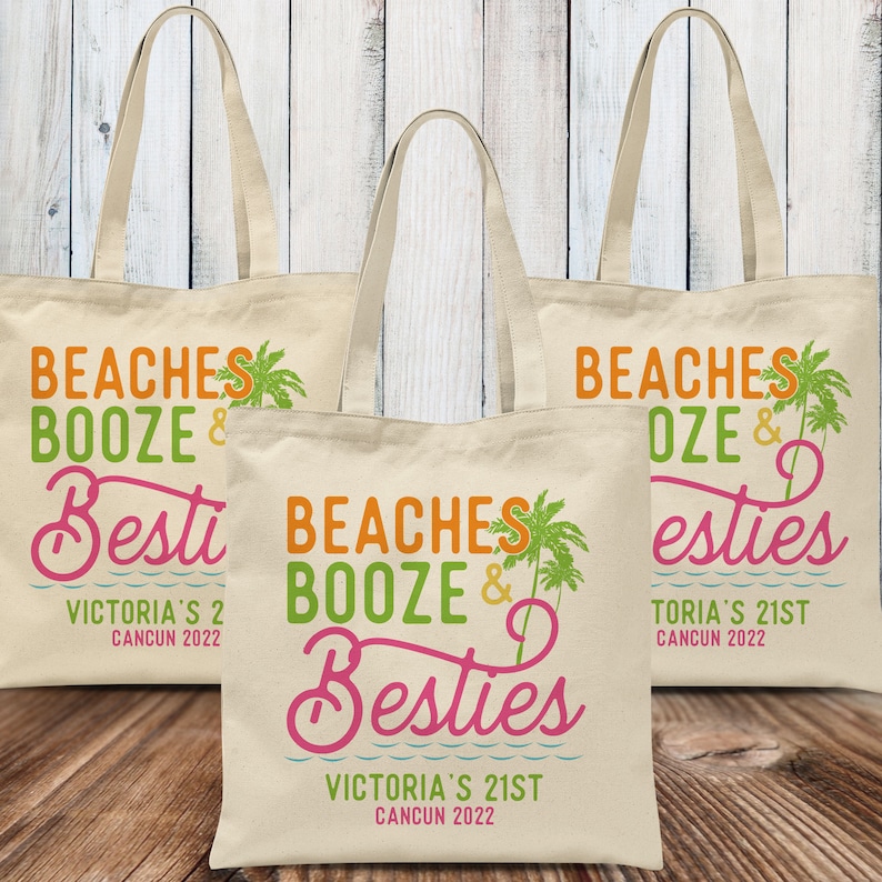 Beach Bachelorette Party Custom Bachelorette Party Tote Bag Etsy