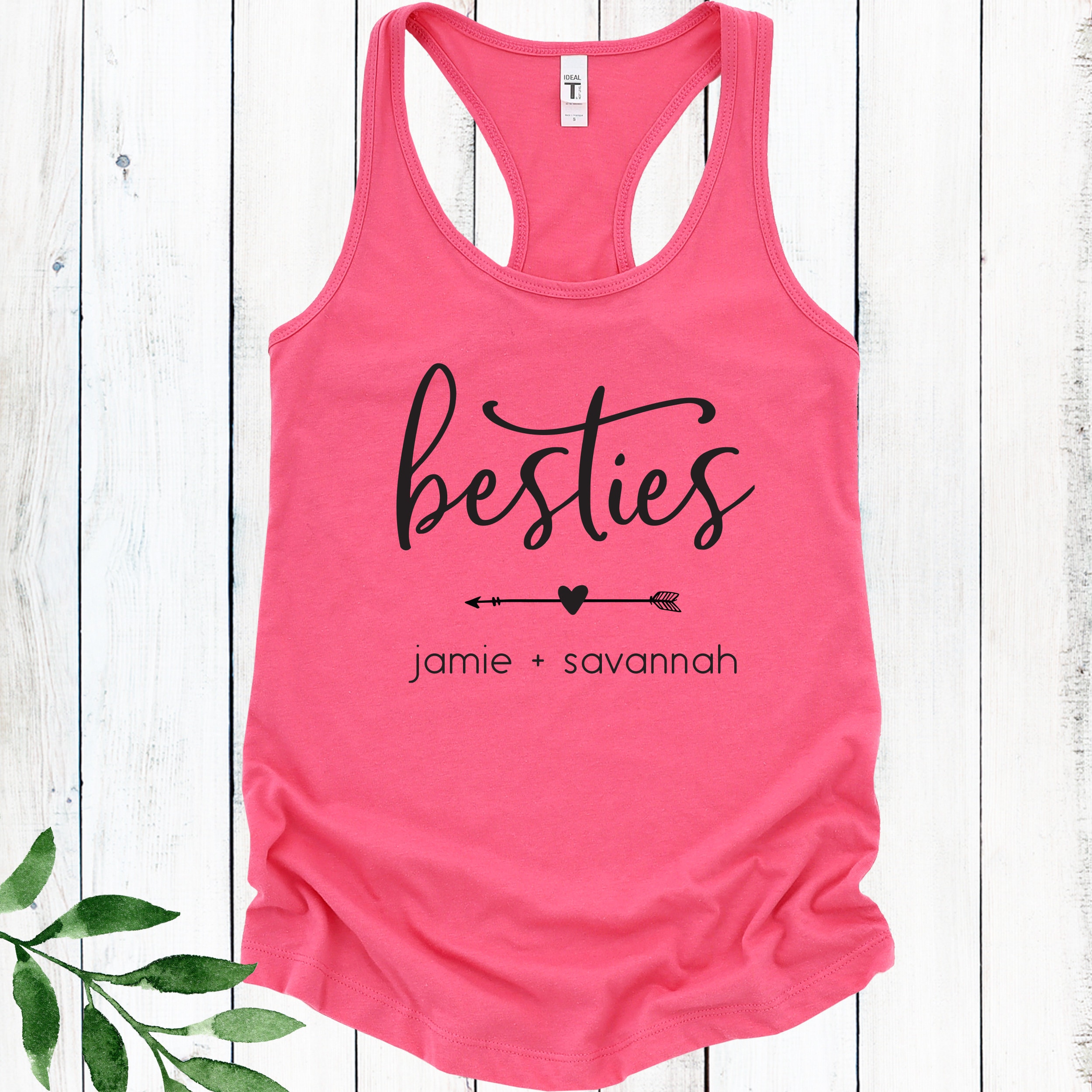 Besties Shirts, Matching BFF Tank Tops, Best Friend Shirt Set, Bestie ...